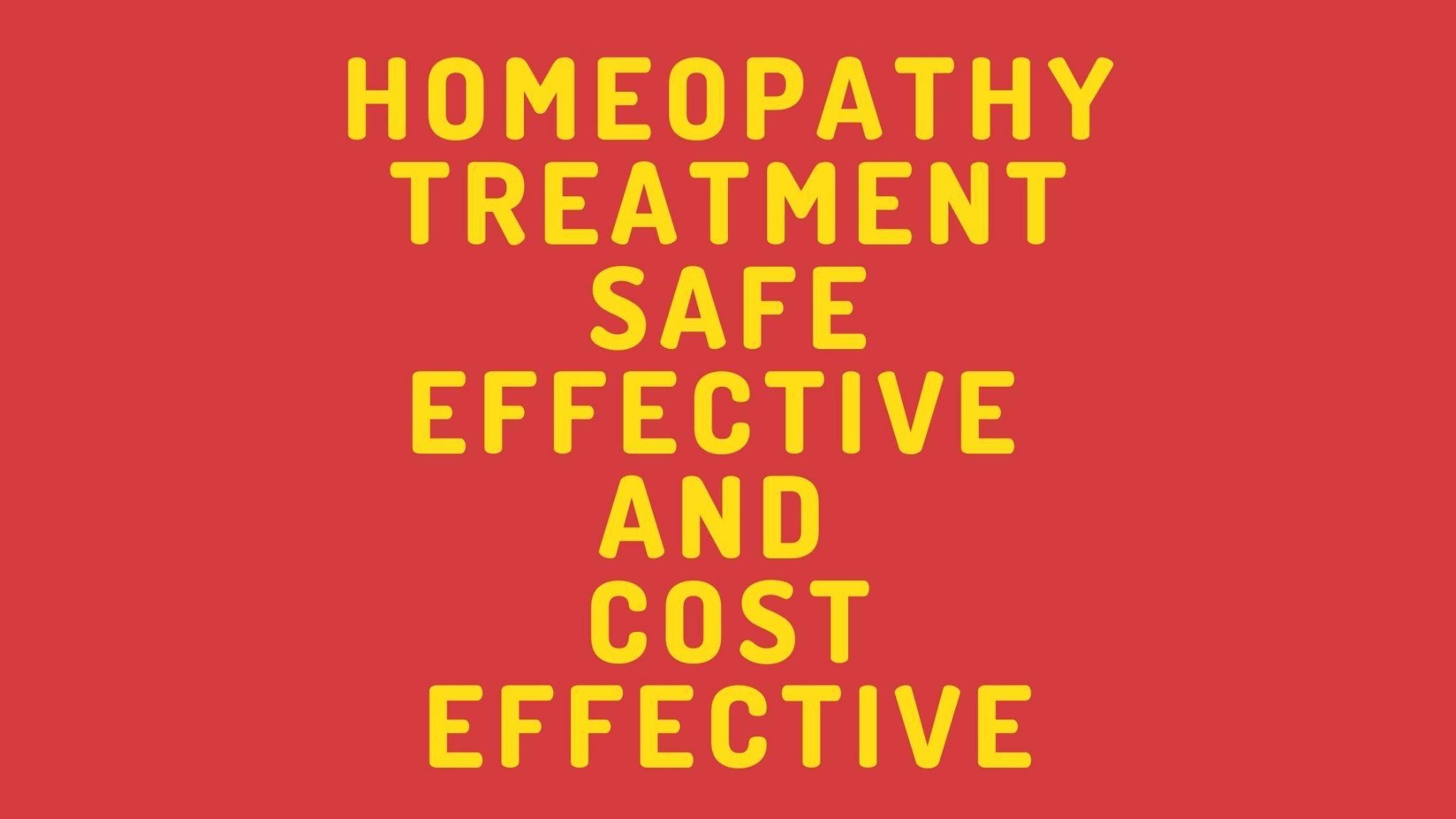 Homeopathy Treatment - Safe, Effective and Cost-Effective