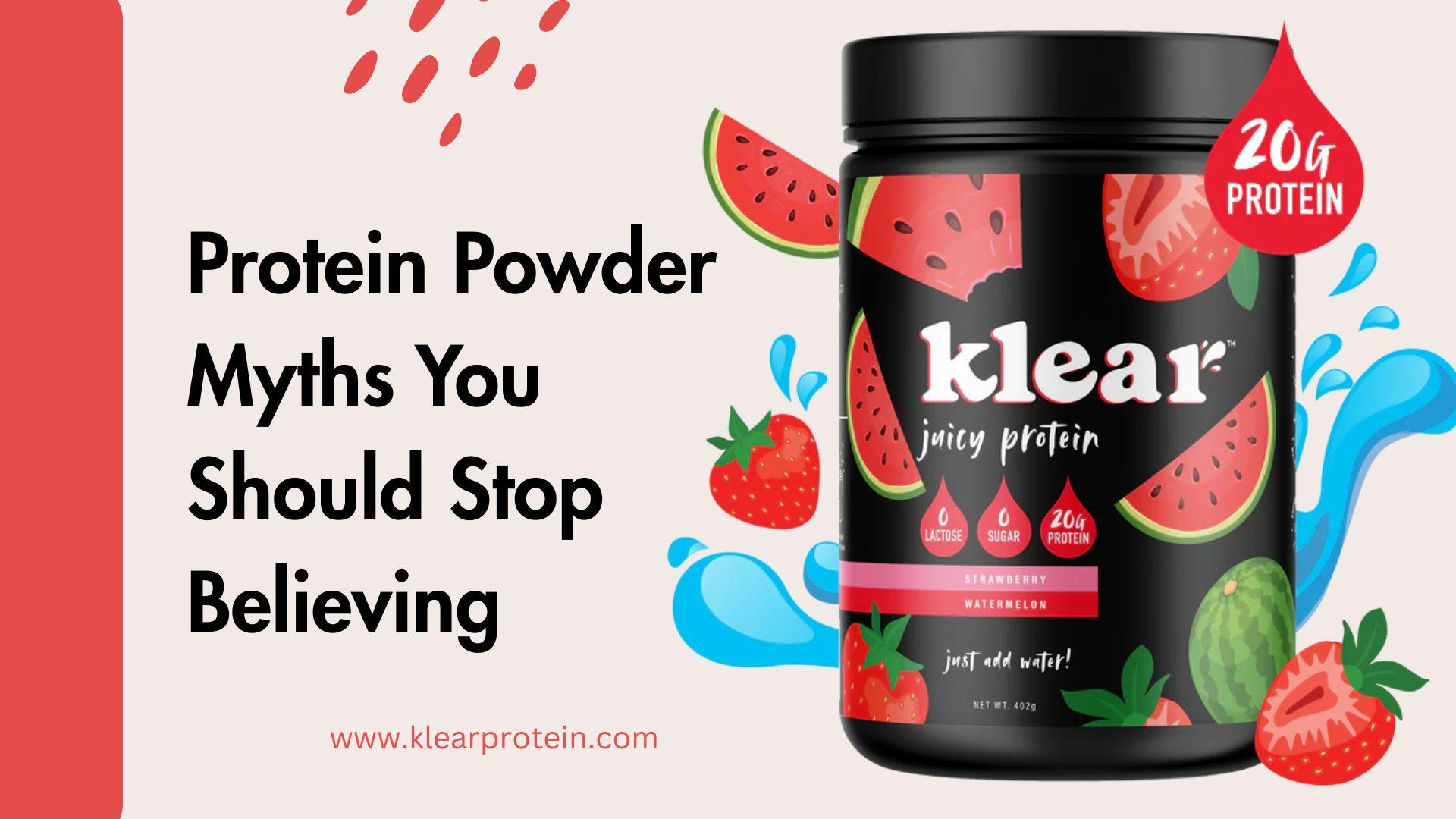 Protein Powder Myths You Should Stop Believing