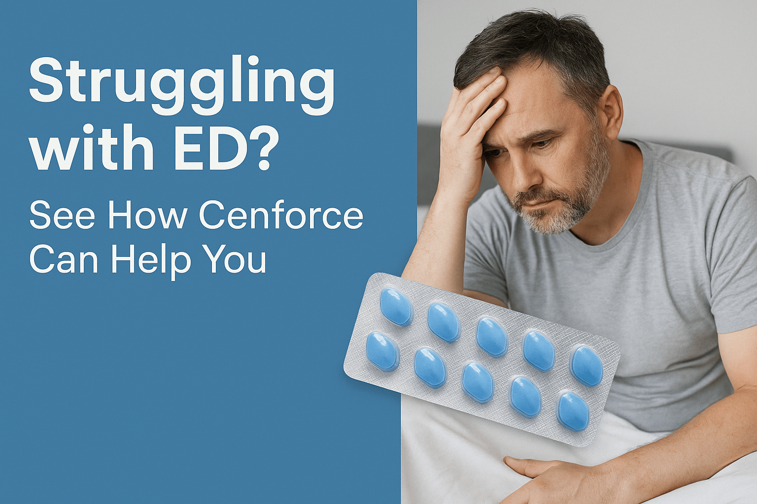 Struggling with ED? See How Cenforce Can Help You